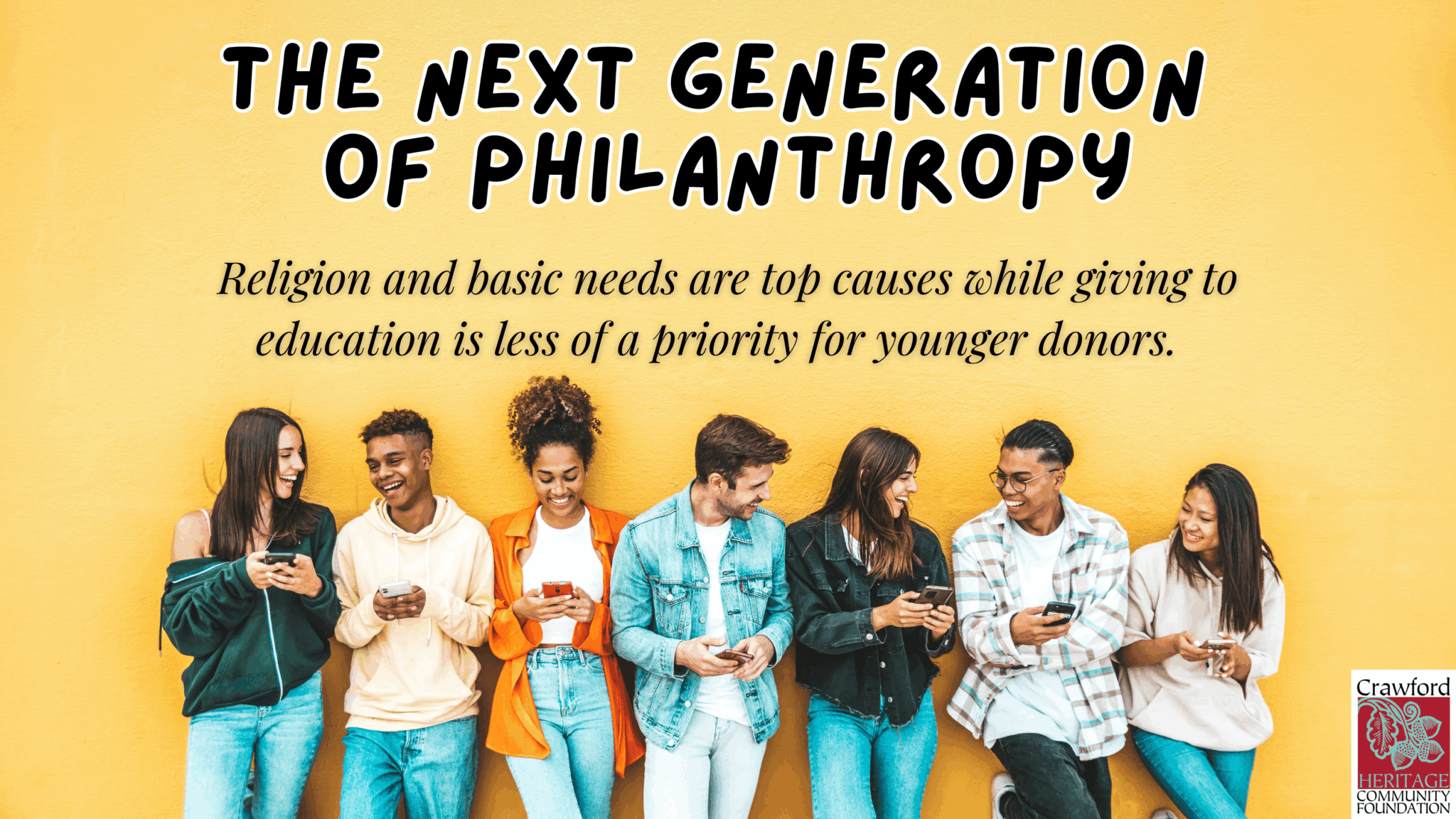How the Next Generation is Changing Philanthropy | Crawford Heritage ...
